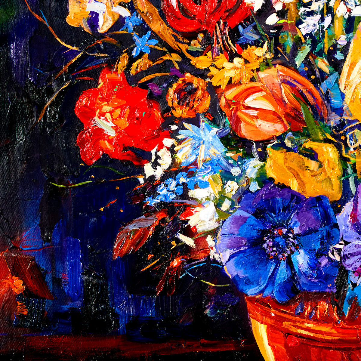 Gather The Colors painting – Paul Richmond Studio